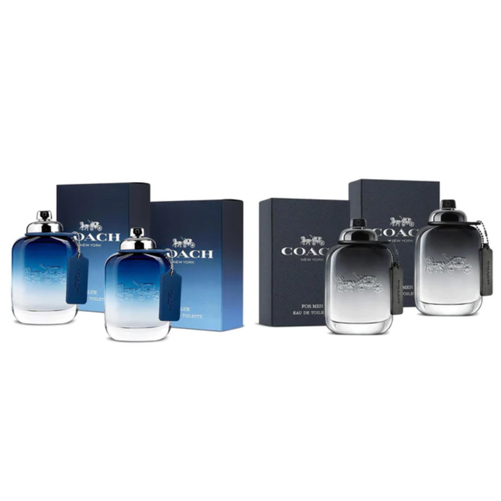 Mini Set 4 Piezas Coach New York Para Hombre 4.5ML – Cazanovaonline
