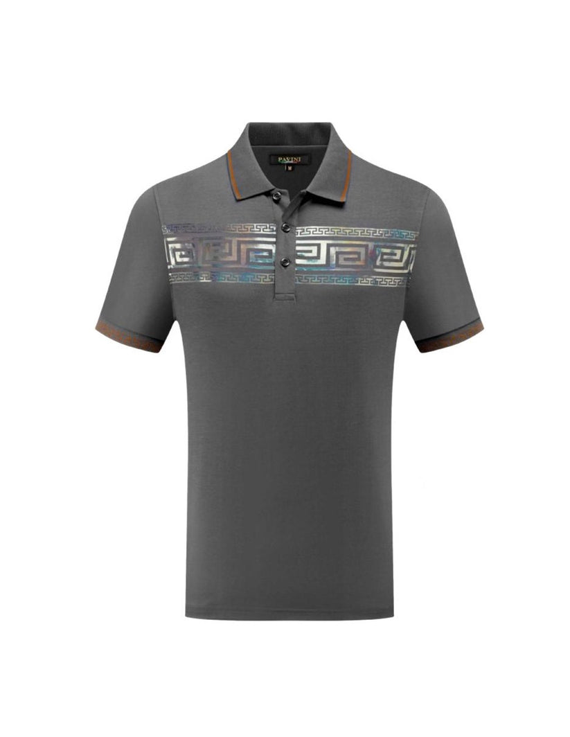 Playera Para Hombre Marca Pavini P-3071-CHARCOAL | CAZANOVA ...