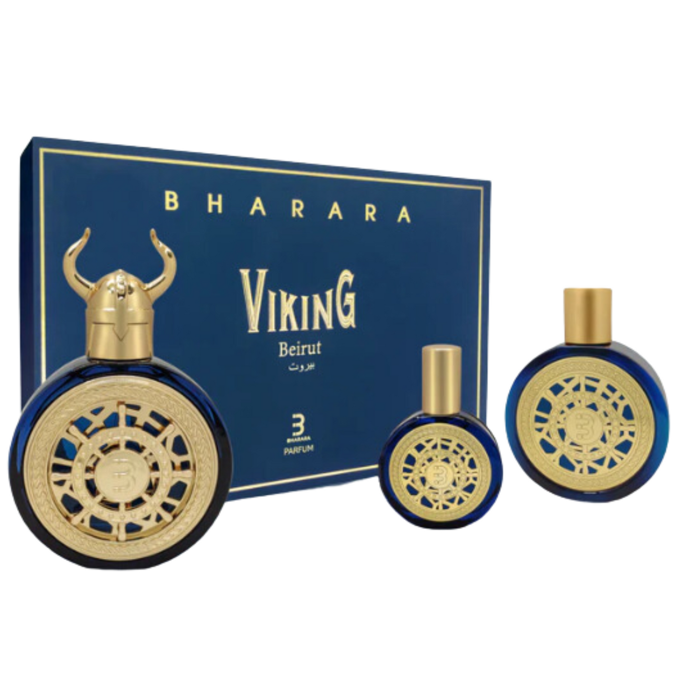 Set de Perfume Bharara Viking Beirut 3 pzas | CAZANOVA – Cazanovaonline